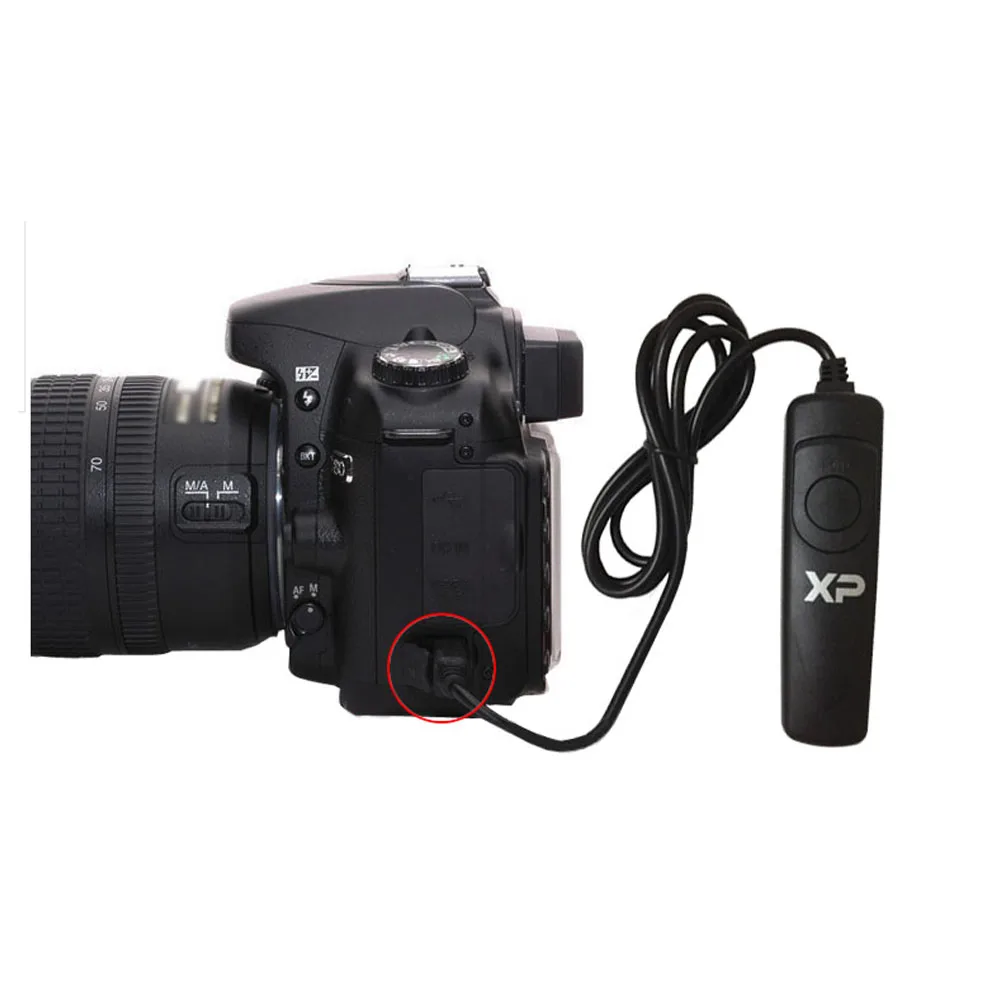 High Quality Wired Remote Shutter Release Cable for 1200D 500D 700D 750D 760D 100D SLR camera ...