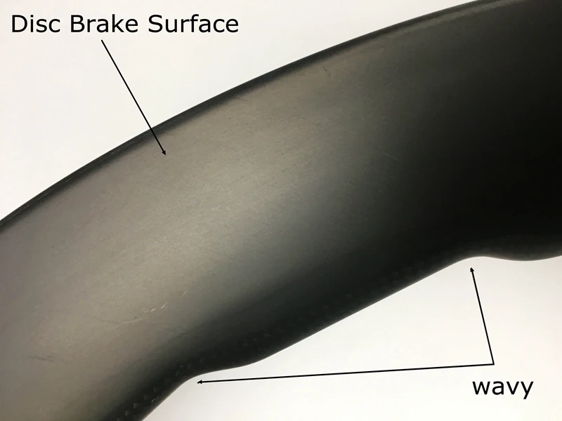 28mm width Tubeless 45/58/80mm Disc brake carbon rims UD matte finish ...