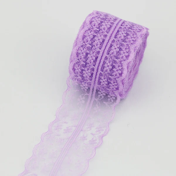 (5 yards/roll) 45mm White Cotton lace fabric Webbing Decoration Lovely ...