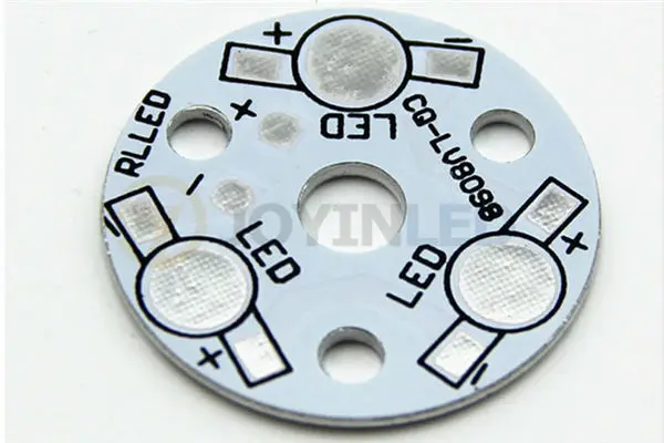 100pcs/lot 3W 6W LED PCB 32mm 35mm Aluminum base plate/ Circuit board ...