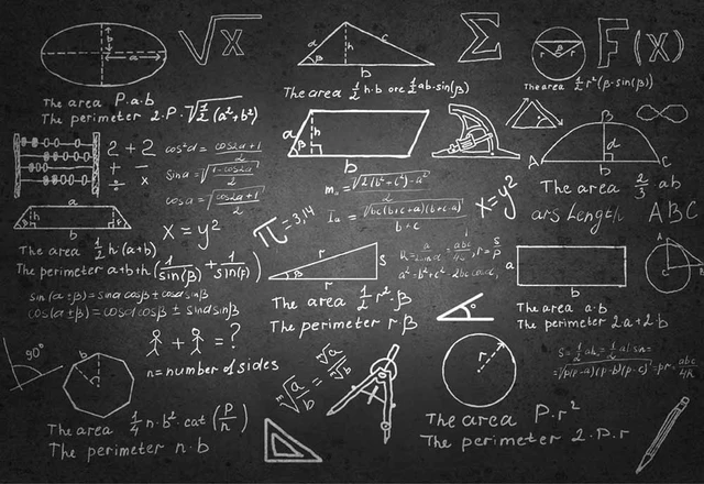 Chalkboard Math Wallpaper