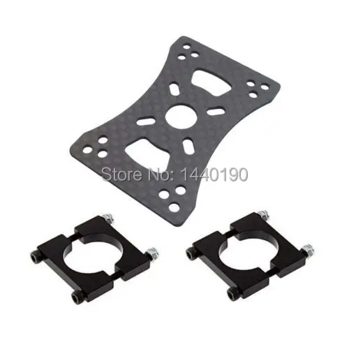 3K Carbon fiber Motor Mount set for 25mm Arm Tube Quadcopter|motor ...