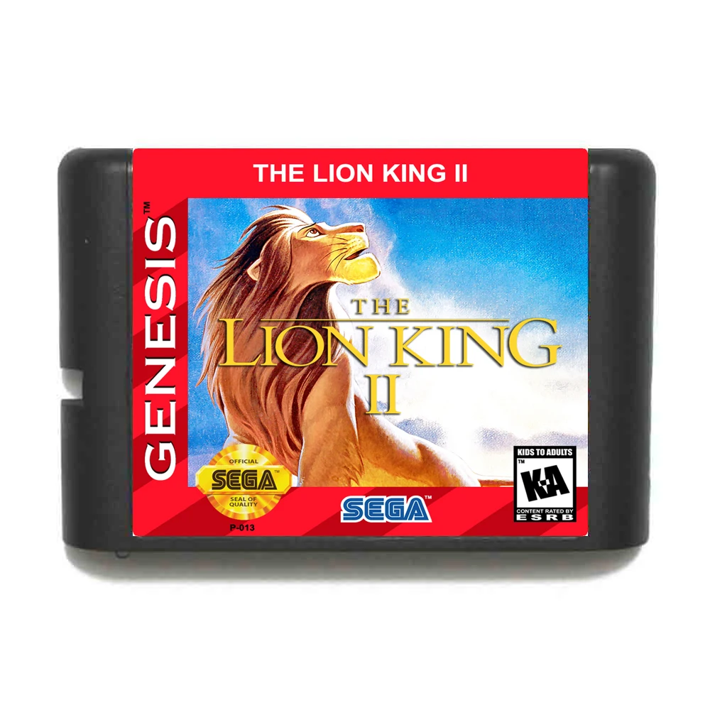 The Lion King Ii 16 Bit Md Game Card For Sega Mega Drive For Genesis ...