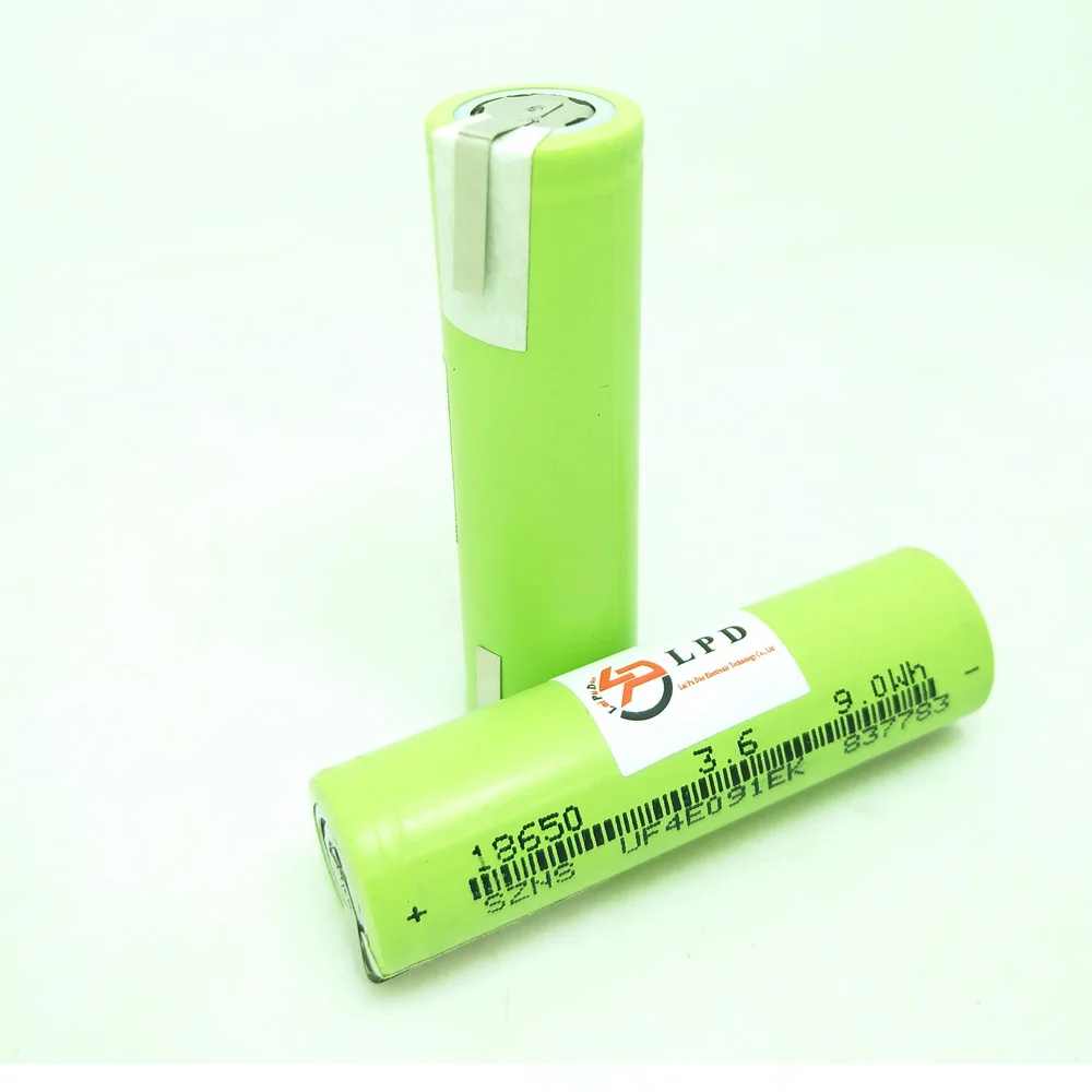 18650 Battery 3.6V 2600mAh Rechargeable li ion batteries Nickel Sheet ...