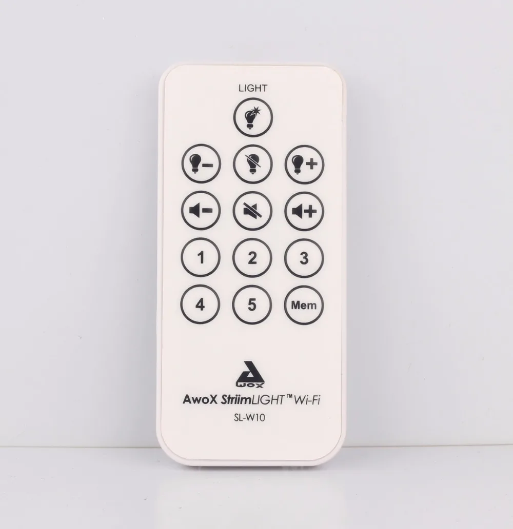 Mando a distancia para AWOX Striimlight WI FI SL W10|remote control ...