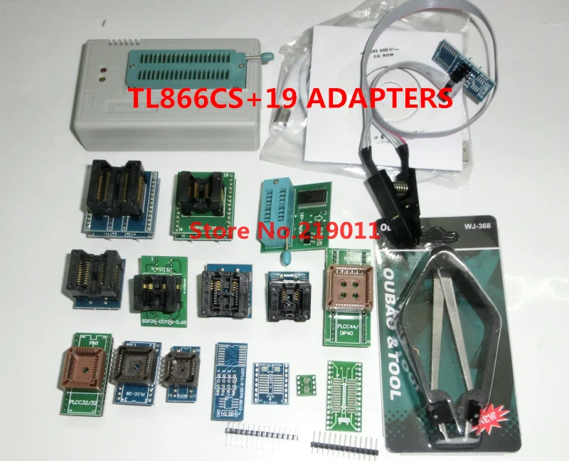 20ADAPTERS+ V6.6 MiniPro TL866 Programmer TL866CS USB Universal ...