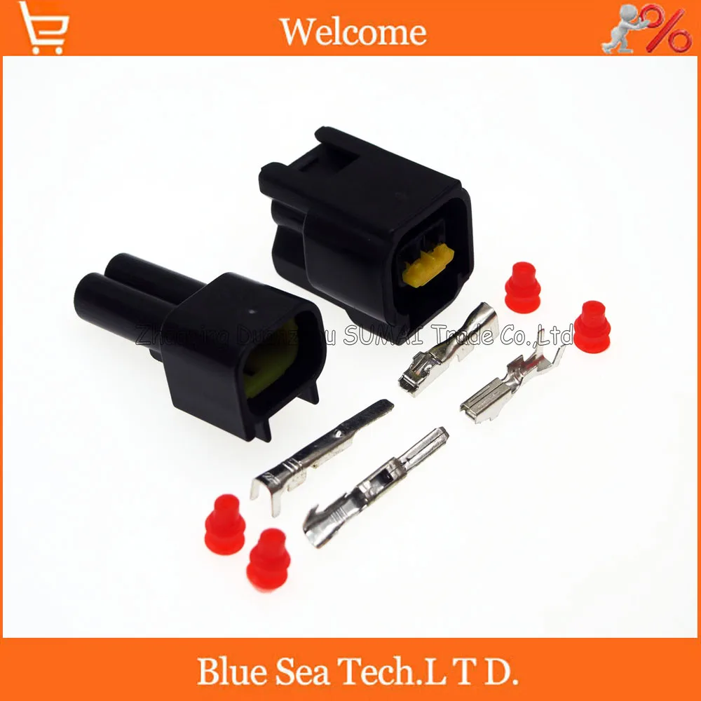 20-sets-male-female-2Pin-Auto-connector-High-Voltage-ignition-coil-plug ...