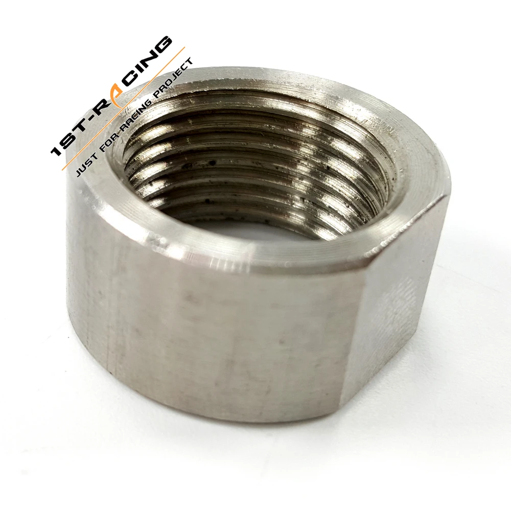 New 304 Stainless Steel exhaust oxygen O2 sensor bung M18 x 1.5MM ON ...