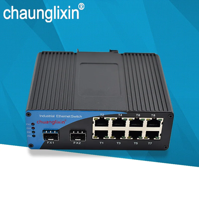 Puerto ethernet IP40 155M 8 10/100M puerto ethernet 2 puerto SFP 100M ...