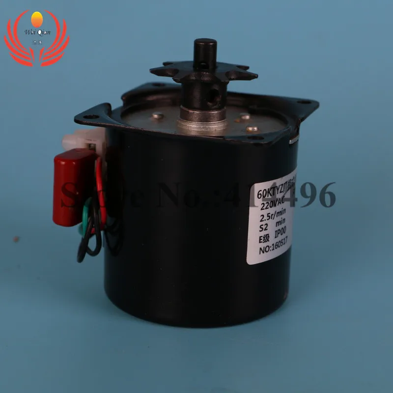 1 Pcs free shiping 220V AC Incubator Motor with Gear Professional egg ...