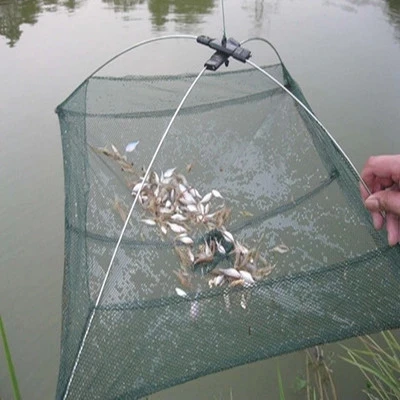 Open folding lift net fishing gear nets catch shrimp Zheng moved to ...