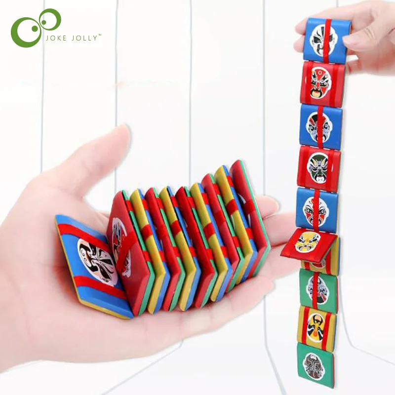 1pc Creative Flip Toys Face Magic Flip Toy Blocks Magic Board Baby ...