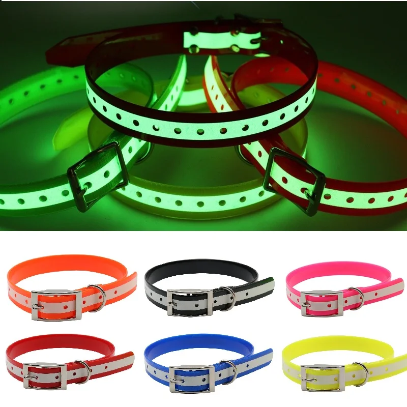 Waterproof Adjustable Dog Collar | Night Safety Collars Deodorant | Tpu ...