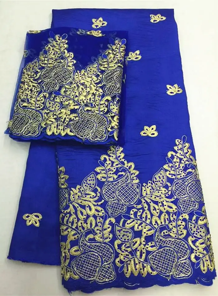 ZGL48!5yards george lace with stones +2yards net lace with stones ...