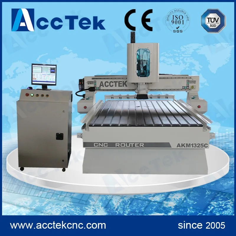 china wood door engraving machine 1325 auto tool change cnc router with ...