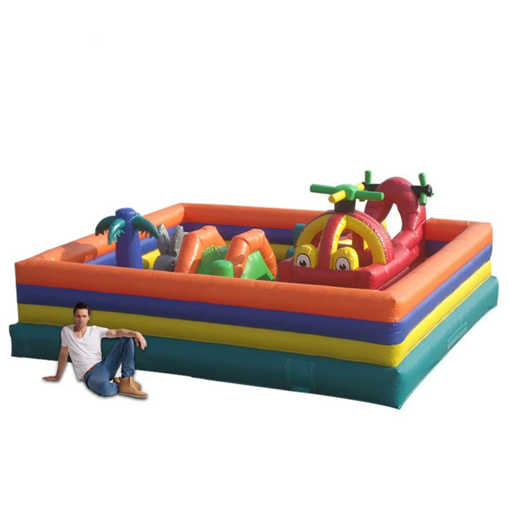 Castillo inflable comercial para exteriores, castillo hinchable de ...