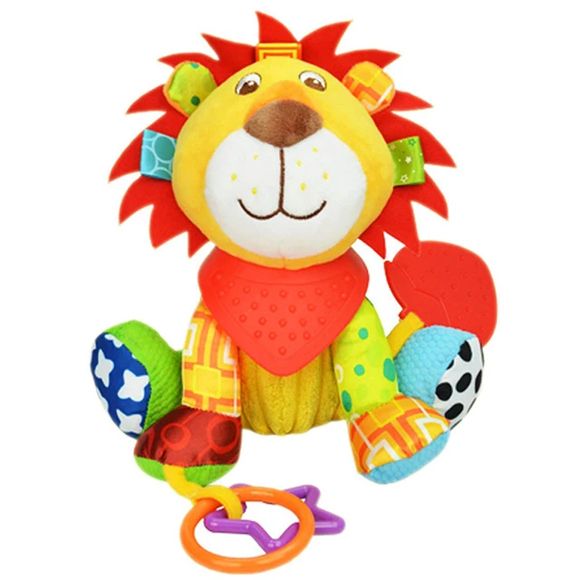 MUYOS Baby Pram Toys, infant Colorful Lion newborn baby toys 0 6 months ...