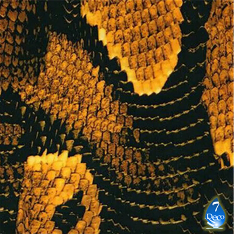 0.5*10M Yellow/ Red Snake Skin Water Transfer Printing Film ...