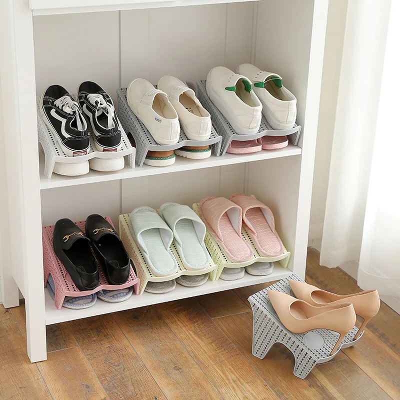 Home Storage Double Shoe Racks Cleaning Storage Shoes Rack Living Room ...