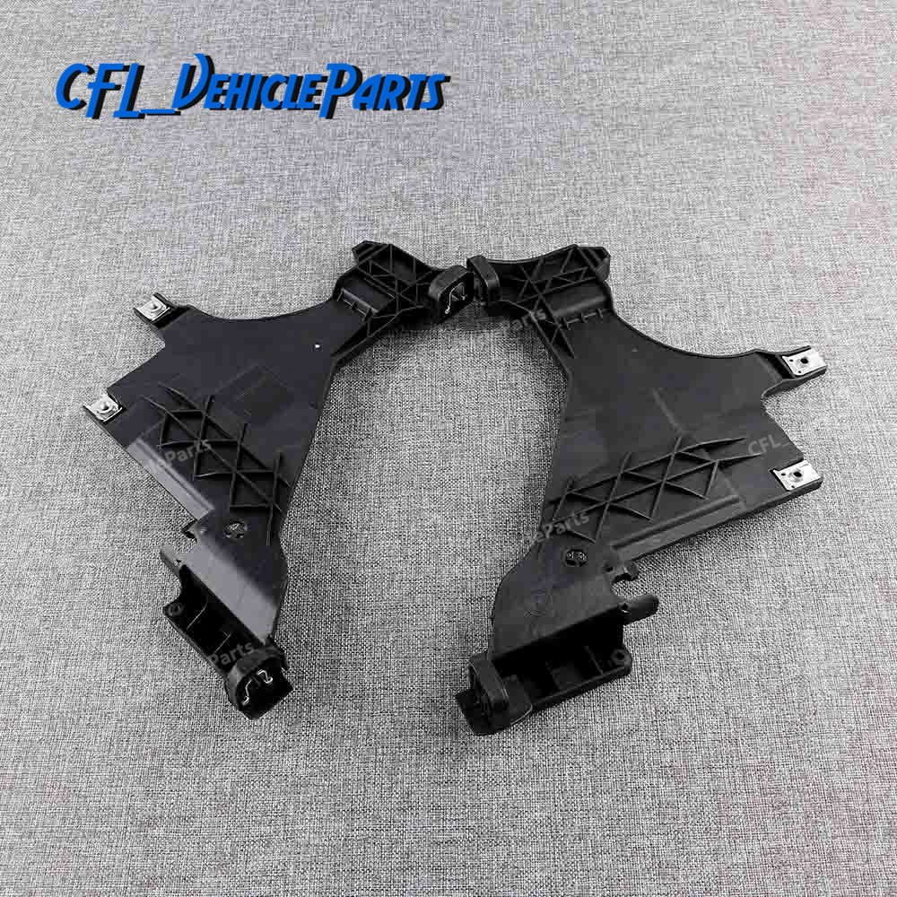 Pair Headlight Mount Retainer Plate Bracket 8t0941453d 8t0941454d For ...