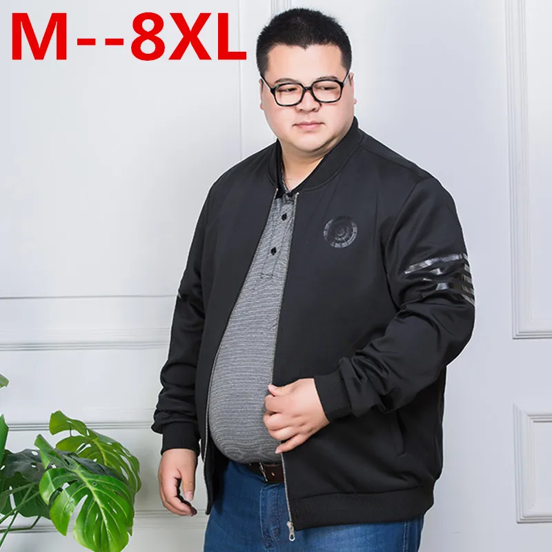 10XL 8XL 6XL 5X Bomber Jacket Men's Fashion Spring Autumn Military ...
