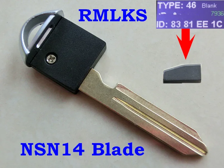 RMLKS Replacement Small Key NSN14 Blade ID46 Transponder Emergency ...