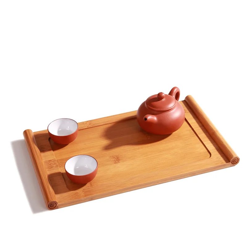 3 Different Styles Bamboo Tea Tray Tea Set With Volume Shaped Green Tea ...