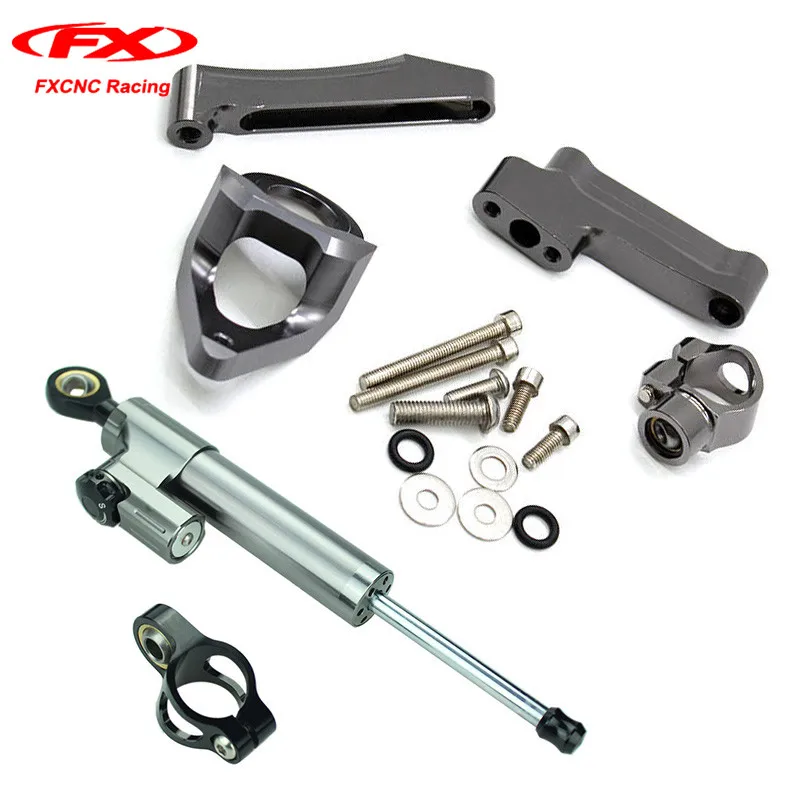 CNC Motorcycle Damper Steering Stabilizer Linear Reversed Safety ...