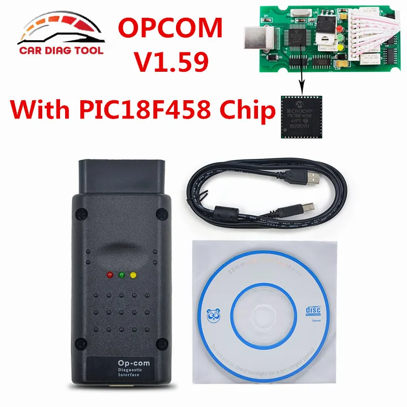 2018 High Quality Opcom V1.59 Op Com CAN BUS OBD2 Diagnostic Scanner OP ...