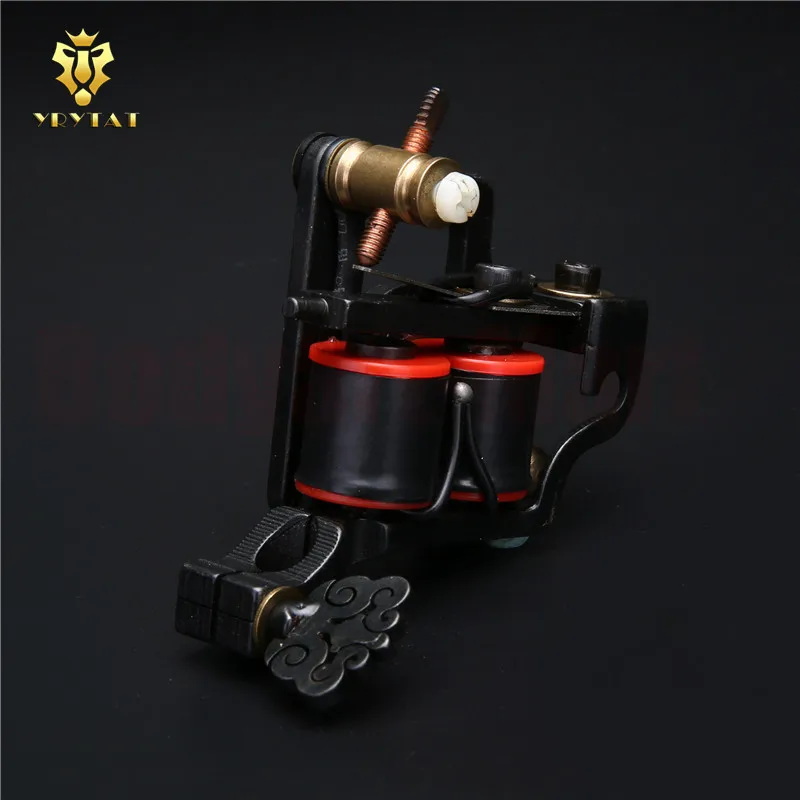 New Wire Cutting Iron 10 Wrap Coil Liner/Shader Tattoo Machine Gun 25mm ...