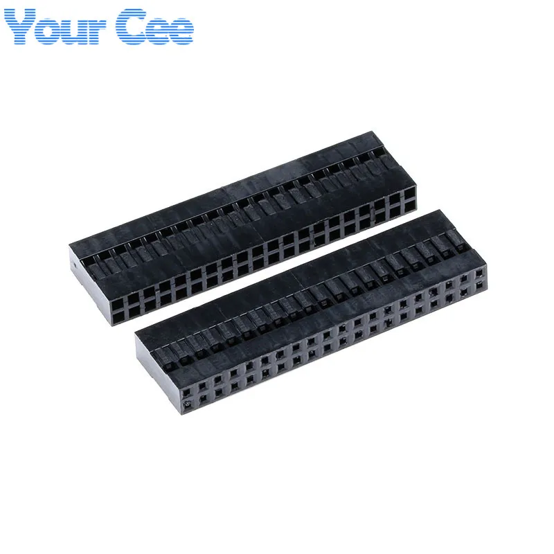 20pcs Dupont Head 2.54mm 2x20p Dupont Plastic Shell Pin Header ...