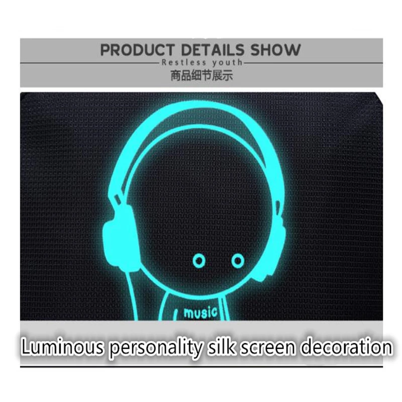 Cosplay Anime Senkey Style Student School Backpack Casual Luminous Bag ...