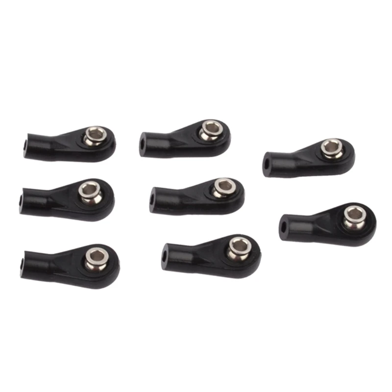 8PCS M3 Plastic Bent Rod Ends for Axial d90 SCX10 RC Car Crawler Width ...