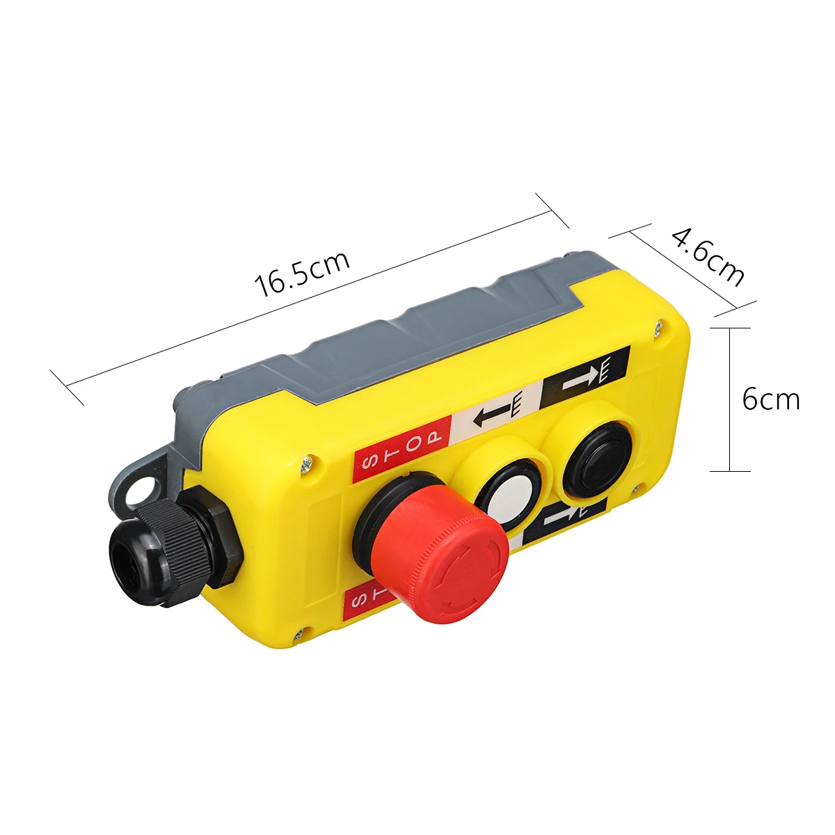 1PC 2 Buttons with Emergency Stop Hoist And Crane Pendant Control ...