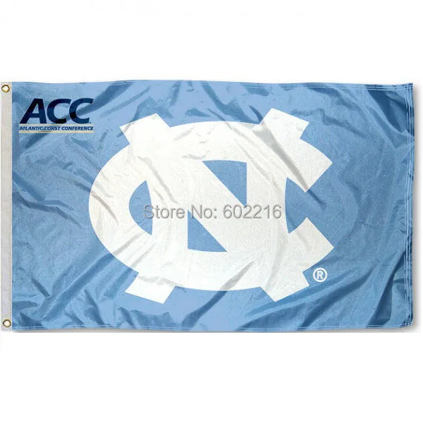 NCAA University of North Carolina ACC Banner College Flag 3X5|flag 3x5 ...