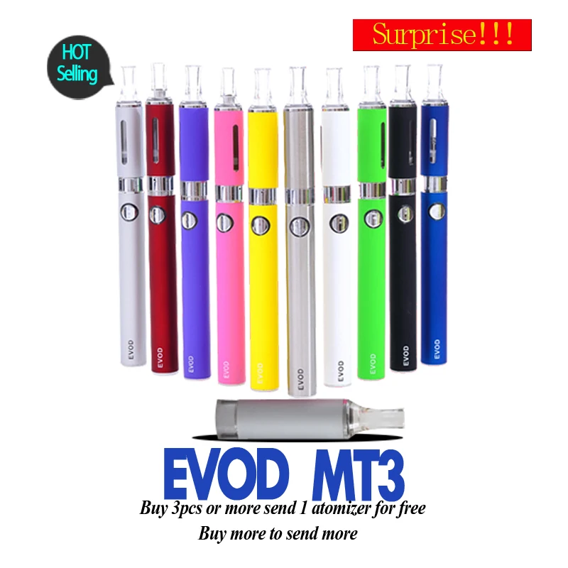 Купить Высокое качество-evod mt3 электронные сигареты комплекты 1,6 мл мт3 форсунка 650 900 1100 ...