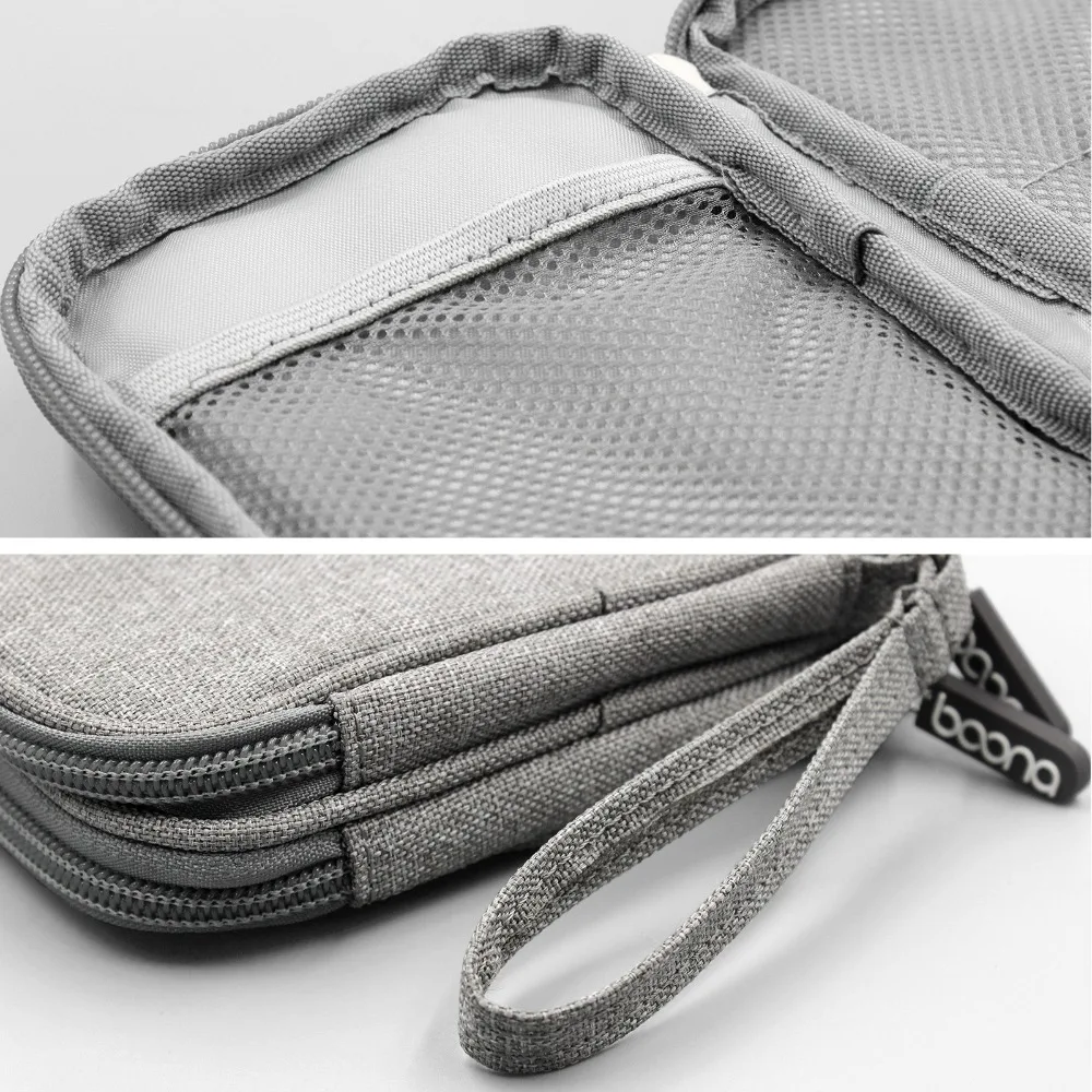 Oxford Fabric Double Deck Soft Shockproof Carrying Digital Organizer ...
