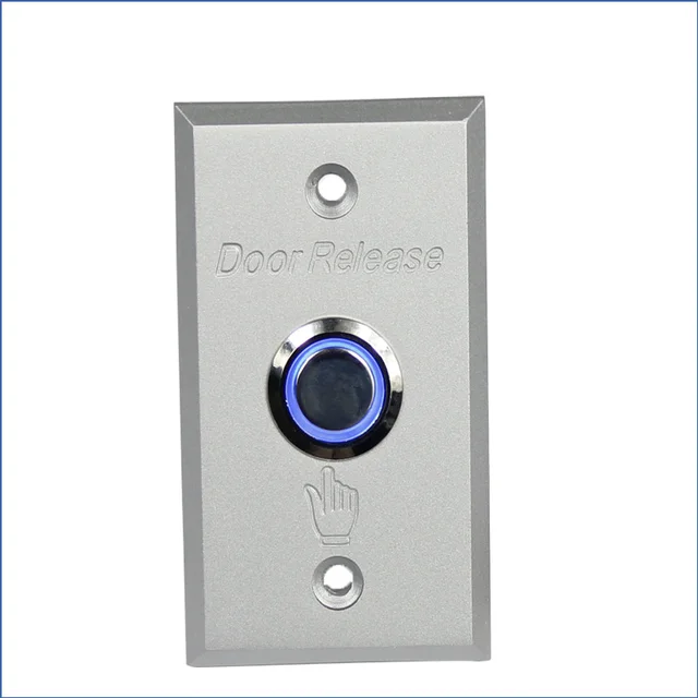 PUSH Button Aluminum Switch/Exit Button/Door release with light for ...