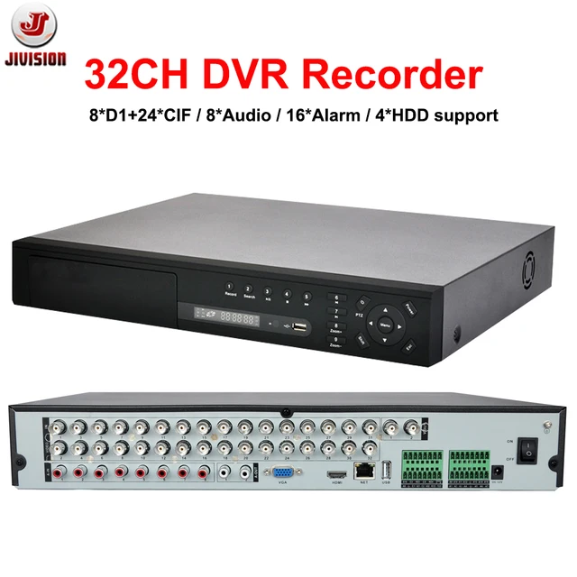High end HI3531 32 Channel DVR (8*D1+24*CIF) CCTV Recorder DVR 32CH ...