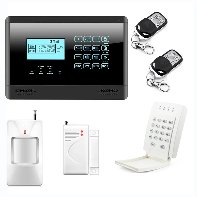Alarm Mainframe Kits Wireless Gsm Sms Home Emergency Alert Security ...