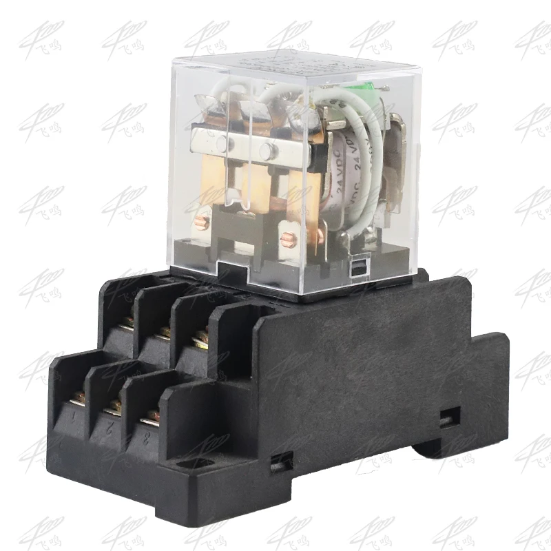 LY3NJ JQX-13F HH63P 220vac реле 24 в 12 В 36 В AC/DC 10A серебряный ...