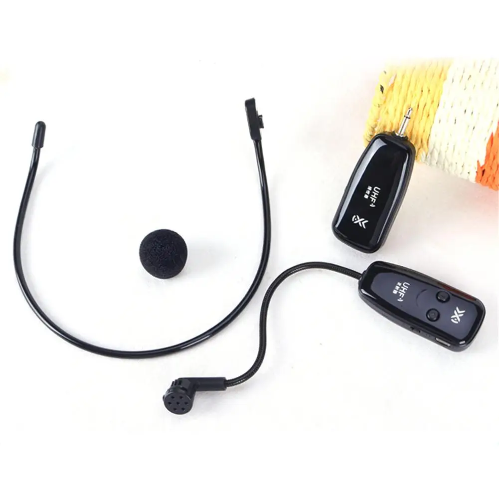 UHF Universal Wireless Headset Audio 2.4 그램 헤드셋 마이크 Bluetooth 힘 증폭기 ...