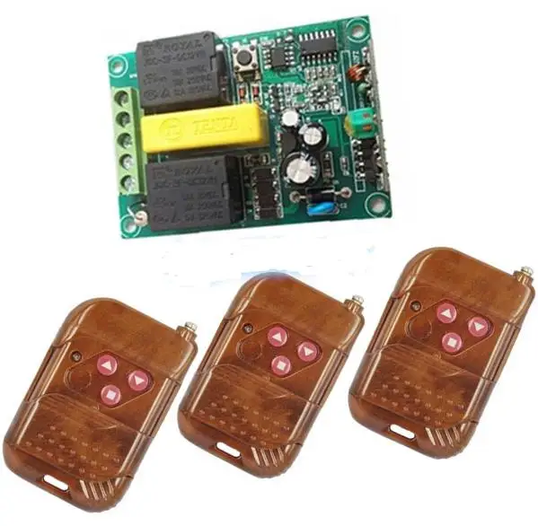 Multiple Motor Remote Controller AC 220V 10A 1000W Motor Forwards ...