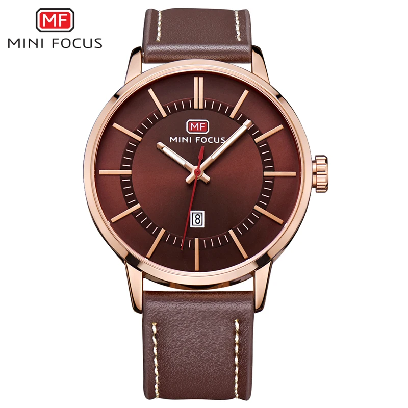 ORIGINAL MINI FOCUS Leather Sport Gofuly 2018 New Luxury Watch Fashion ...