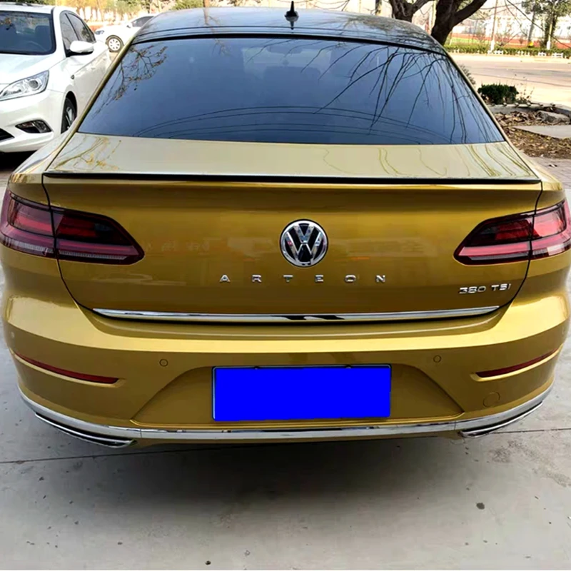 For 2018 2019 Volkswagen CC Spoiler High Quality ABS Material Car Rear ...