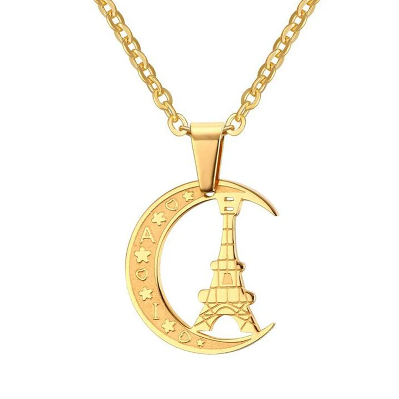 Eiffel Tower Pendant Necklace – Borkut