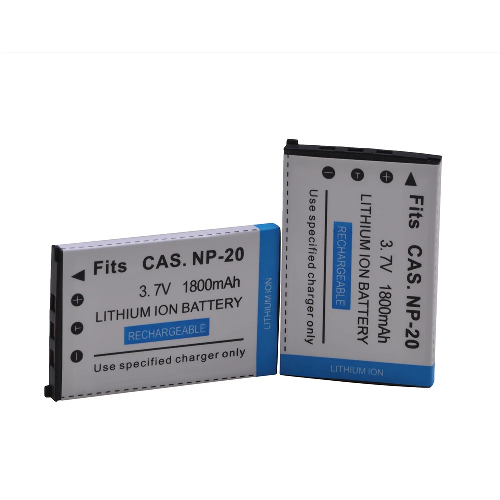 2pcs NP 20 NP20 Battery for CASIO Exilim EX M1 M2 S1 S1PM S2 S3 S4 Z3 ...
