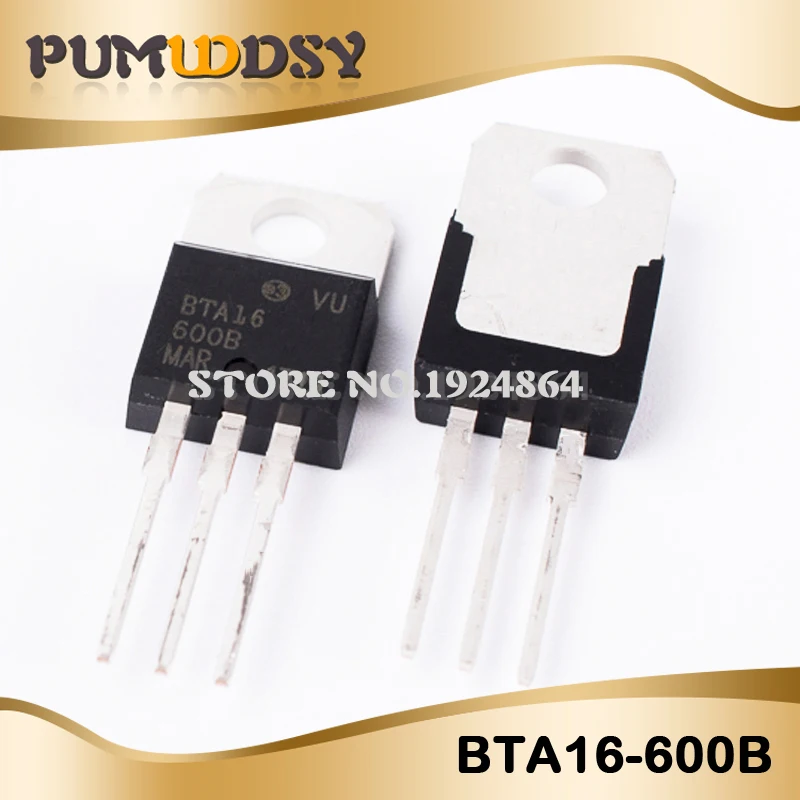 100pcs BTA16 600B BTA16 600 BTA16 Triacs 16 Amp 600 Volt TO 220 new IC ...