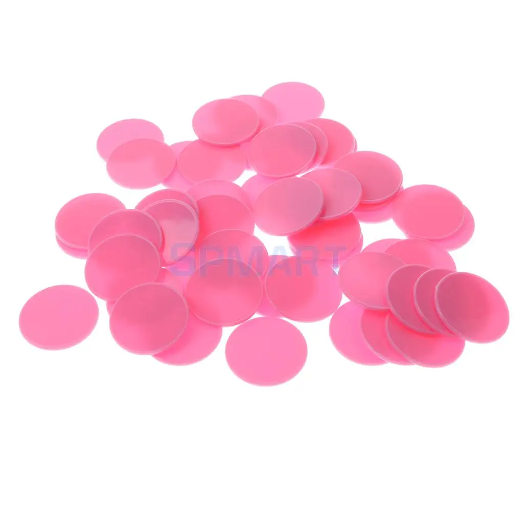 50 Pieces Colored Plastic Counters Counting Chips for Kids Baby Math ...