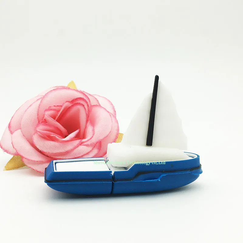 Full-capacity-USB-flash-drive-memory-flash-drive-sailboat-cartoon ...